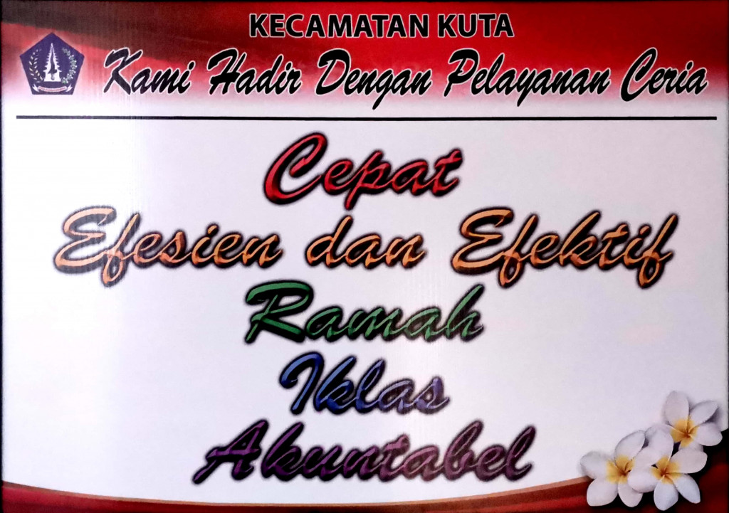 Motto Pelayanan | Kuta Badung